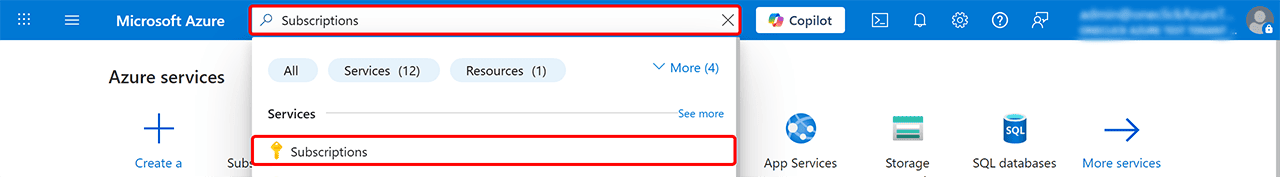 Azure Abonnement anbinden | oneclick™ Knowledge Base