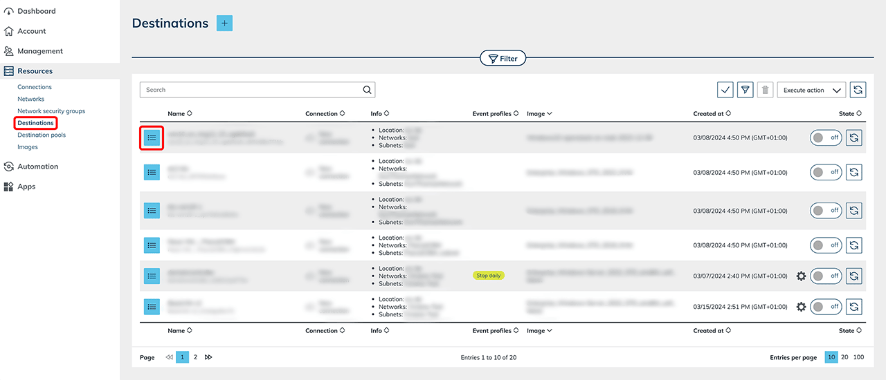 Autoscaling with Read Out Base VM | oneclick™ Knowledge Base