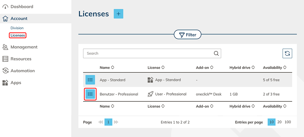 Customizing the storage size of the hybrid drive | oneclick™ Knowledge Base
