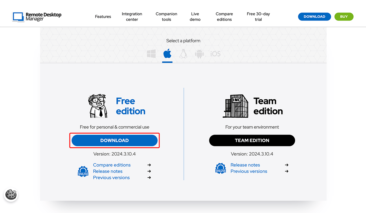 Access via Remote Desktop Manager on Mac/Linux | oneclick™ Knowledge Base