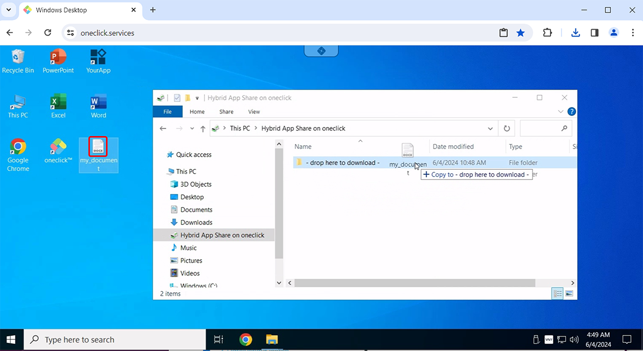Download files | oneclick™ Knowledge Base